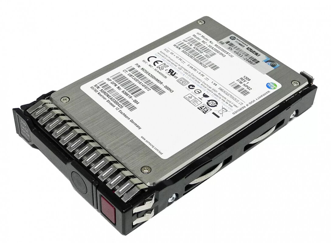 Жесткий диск HP 653966-001 200Gb SATAII 2.5" SSD