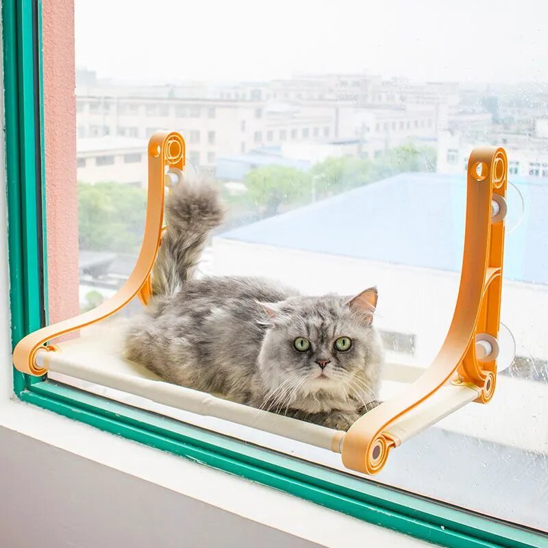 Кошачий гамак на присоске, Гамак для животных, Мягкий, На окно, Прямоугольная, для дома, уютный, мягкий, теплы