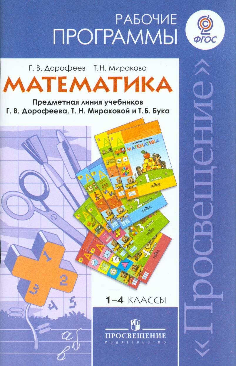 У. м. 1- 4 класс Перспектива Математика Раб. программы (Дорофеев Г. В, Миракова Т. Н.) ФГОС ()