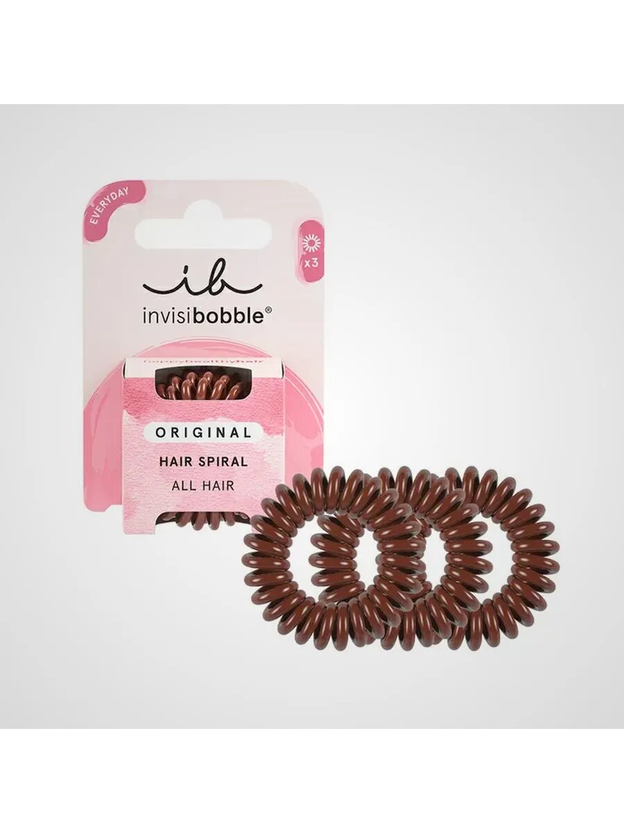 Invisibobble Original Pretzel Brown Резинки для волос 3 шт