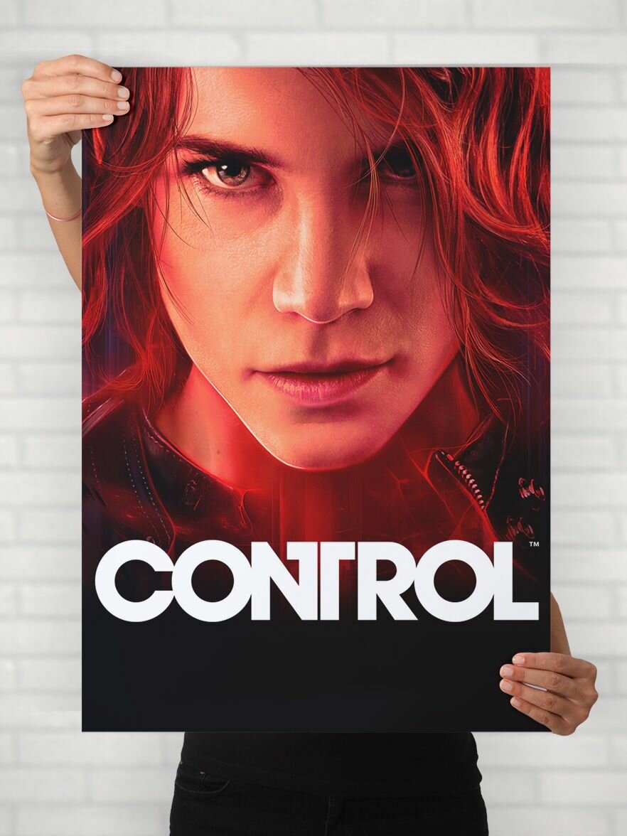 Плакат на стену для интерьера Контрол (Control 7) - Постер по компьютерной игре формата A1 (61x84 см)