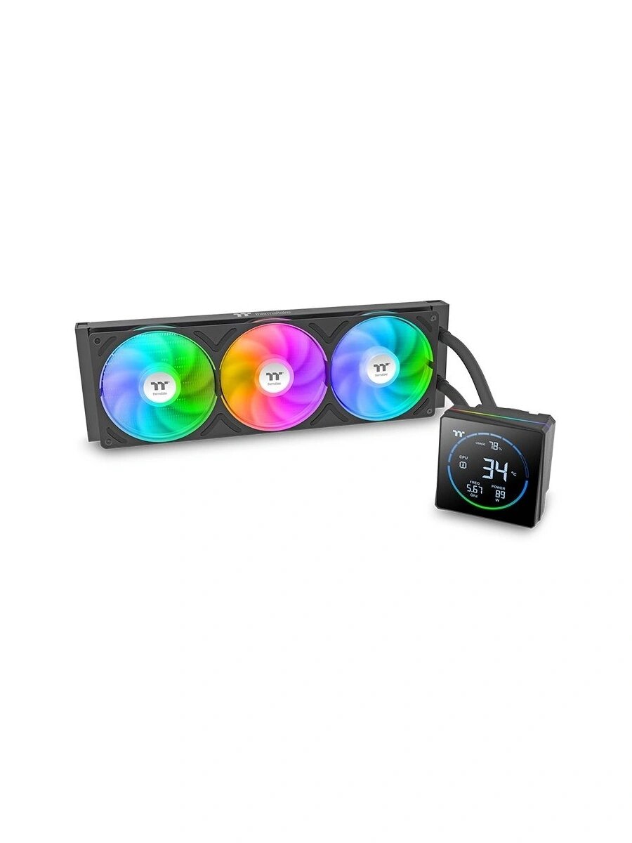 Система водяного охлаждения Thermaltake TH360-S V3 ARGB Soc-AM5/AM4/1200/1700/1851 черный 4-pin 37.8