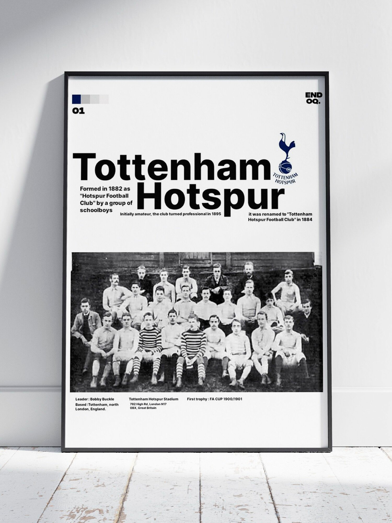 Плакат на стену для интерьера Тоттенхэм Хотспур (Tottenham Hotspur 10) - Постер по спорту и физической активности формата A4 (21x30 см)