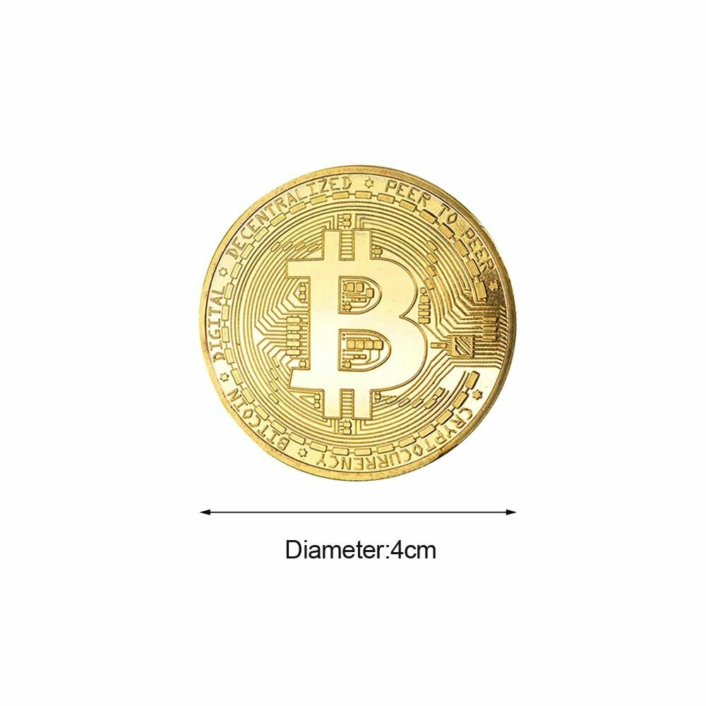 Монета Биткоин — фото 1