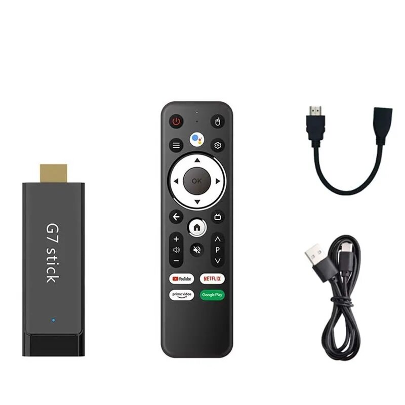 (Q V N G7 S905Y4 4K Dongle 2 ГБ + 16 Android 11.0 Smart Box 2,4G 5G WiFi Bluetooth Медиаплеер Телеприставка