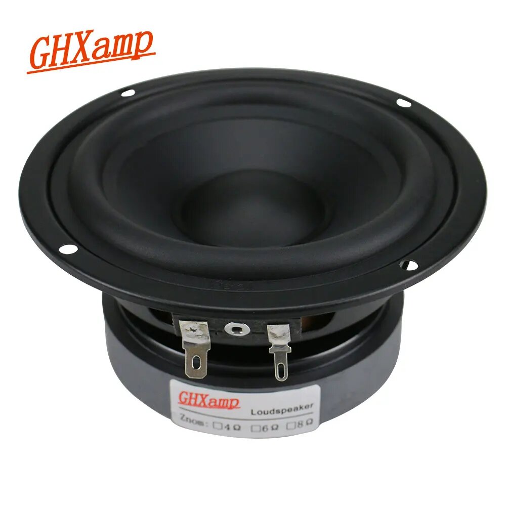 GHXAMP 4,5-дюймовый среднечастотный динамик 80 Вт