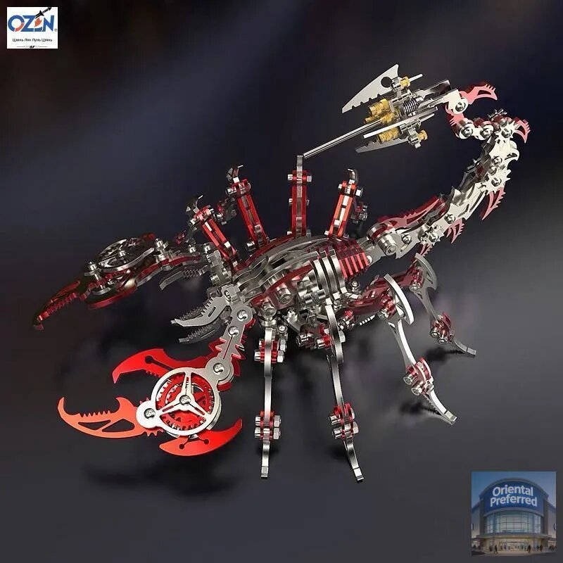 Металлический пазл "Король скорпионов" 3D сборная модель