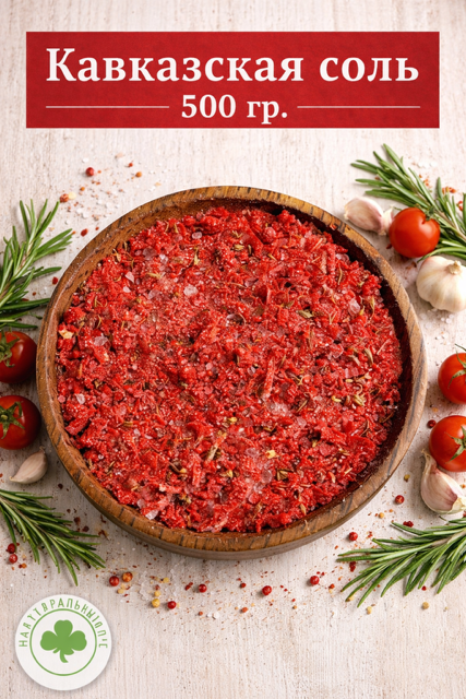 Кавказская соль (500 гр)