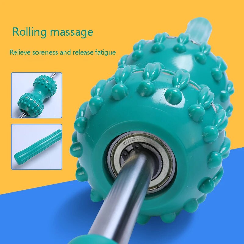 Многофункциональный магнитный массажный ролик для облегчения мышц, массажный ролик для позвоночника, спины, плеч, шейного отдела позвоночника