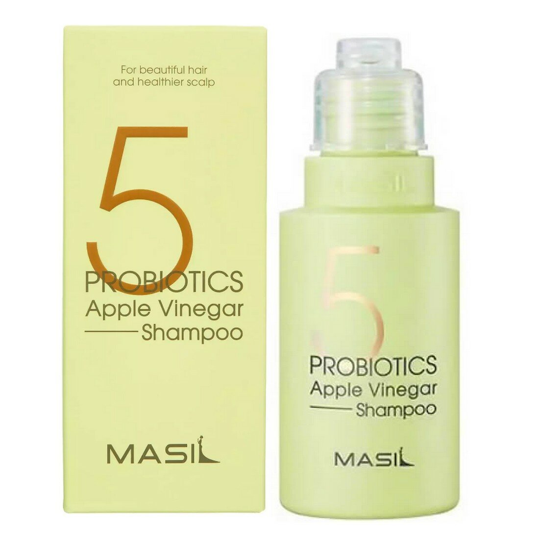 Шампунь Masil Шампунь для волос от перхоти с яблочным уксусом / 5 Probiotics Apple Vinegar Shampoo, 50 мл