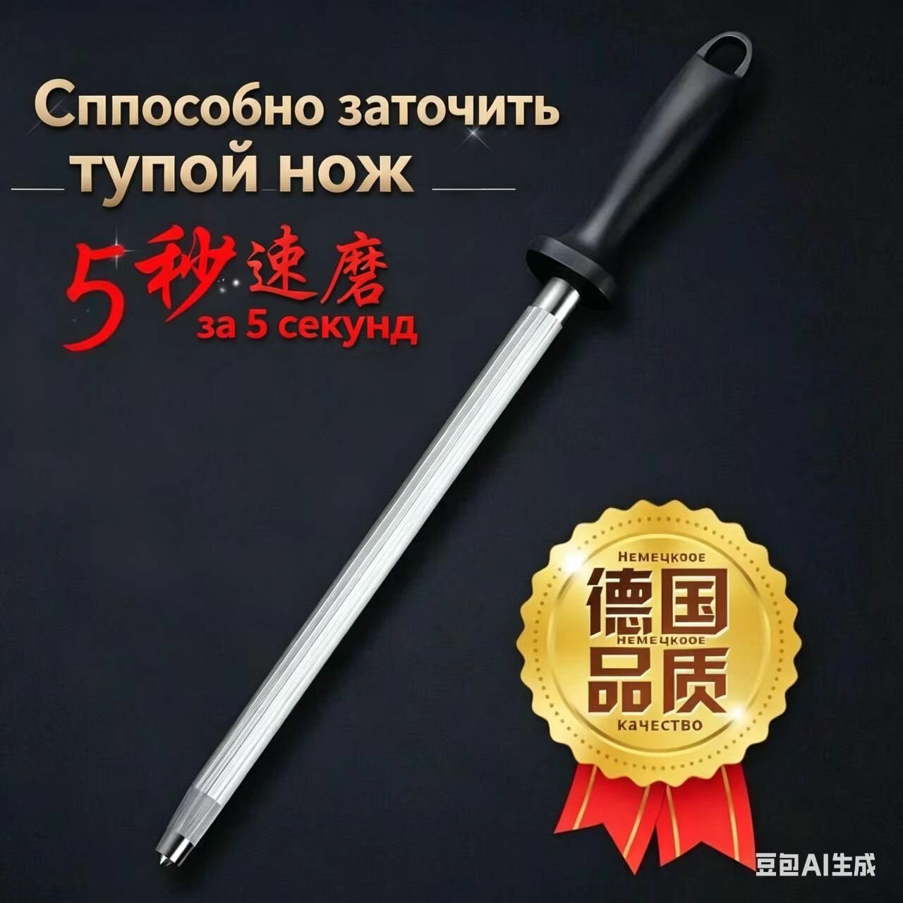 Точилка для ножей немецкого качества, затачивает за 5 секунд