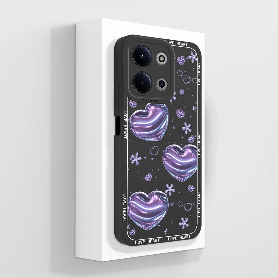 Чехол для Xiaomi Redmi 15C Poco C85 Cat Paw Love Heart с защитой от отпечатков пальцев, легкий уникальный бампер для PocoC85 redmi15c Funda Capa