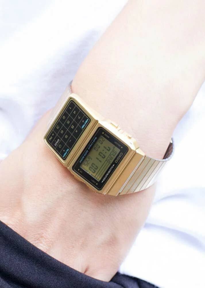 Наручные часы CASIO Vintage, желтый, золотой — фото 1