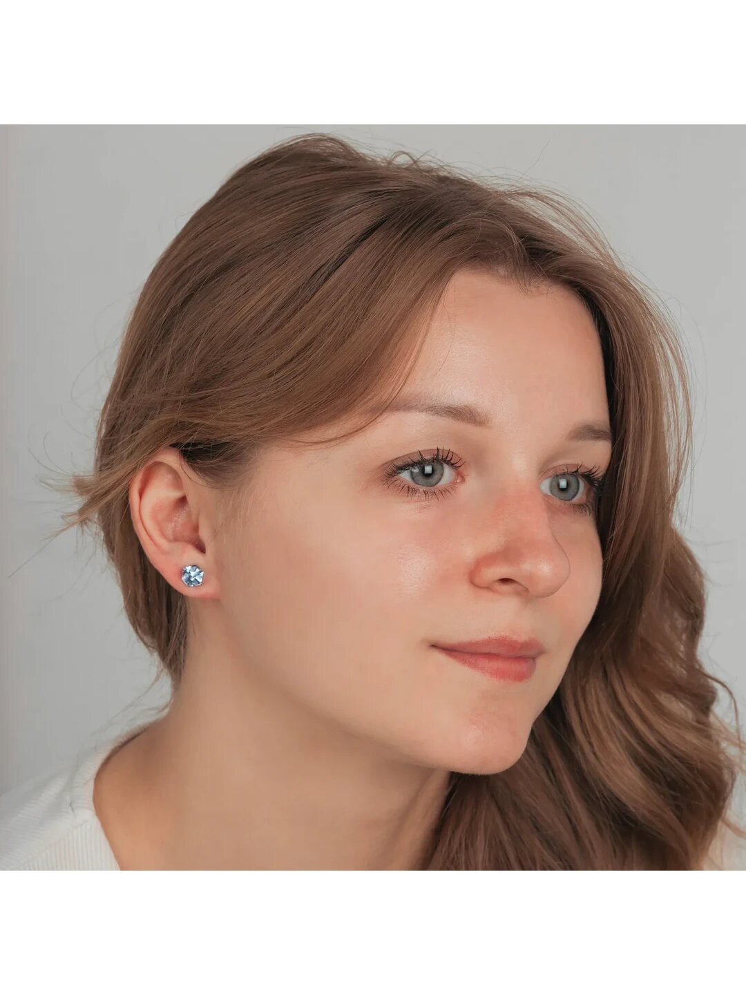 Серьги пусеты Fiore Luna — фото 1