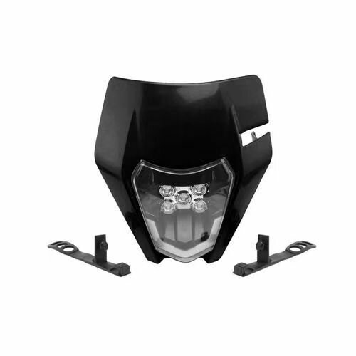 Светодиодная фара для мотоцикла — сменная фара для KTM EXC/SX, для мотокросса и эндуро, с ремешками и белой вилкой