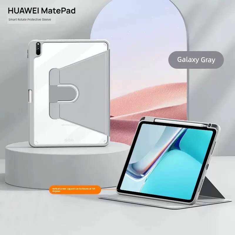 Чехол для планшета Huawei AGS3-W00E, кожаный чехол AGS3-W00D, чехол-книжка для компьютера Huawei, вращающийся