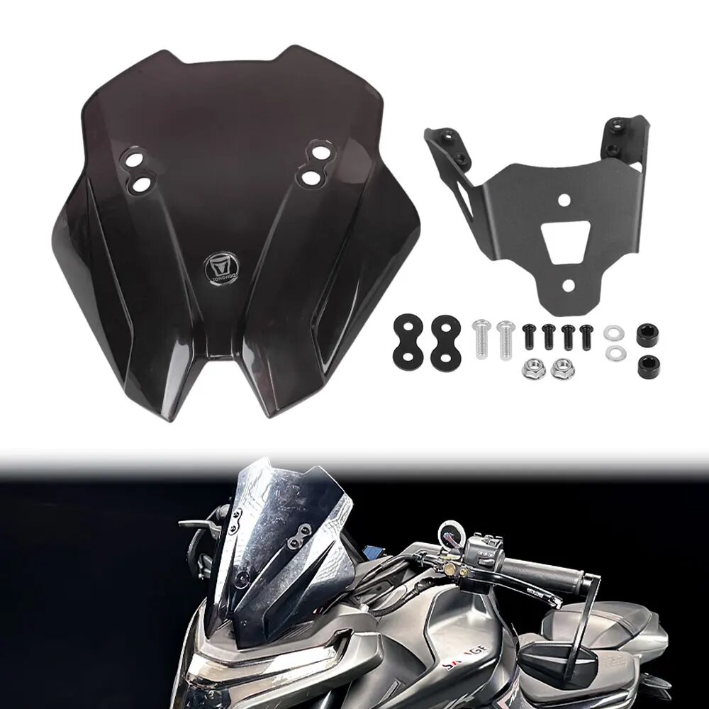 Ветровые дефлекторы и ветровое стекло 2026 800NK Advanced для CFMOTO 800NK NK800 CF MOTO 800 NK, кронштейн-спойлер для ветрового стекла