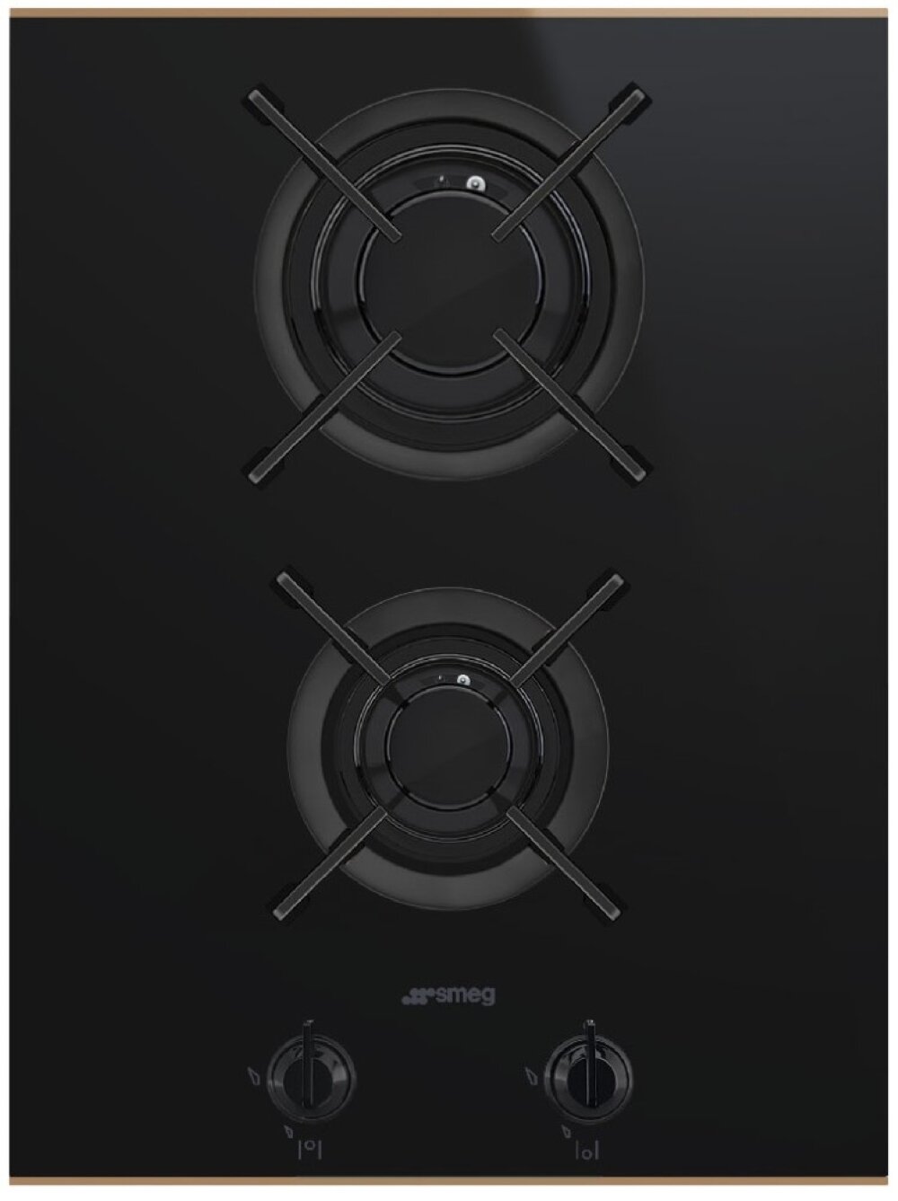Варочная панель Smeg PV632CNR, стеклокерамика, медная окантовка, поворотные переключатели