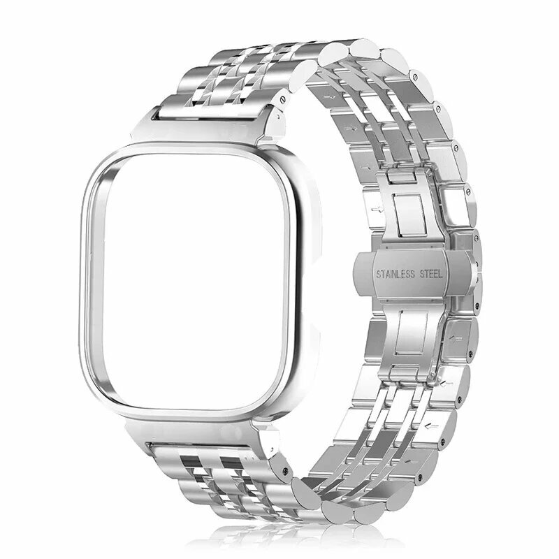 Металлический ремешок GETBAND серебряный для Redmi Watch 4/5