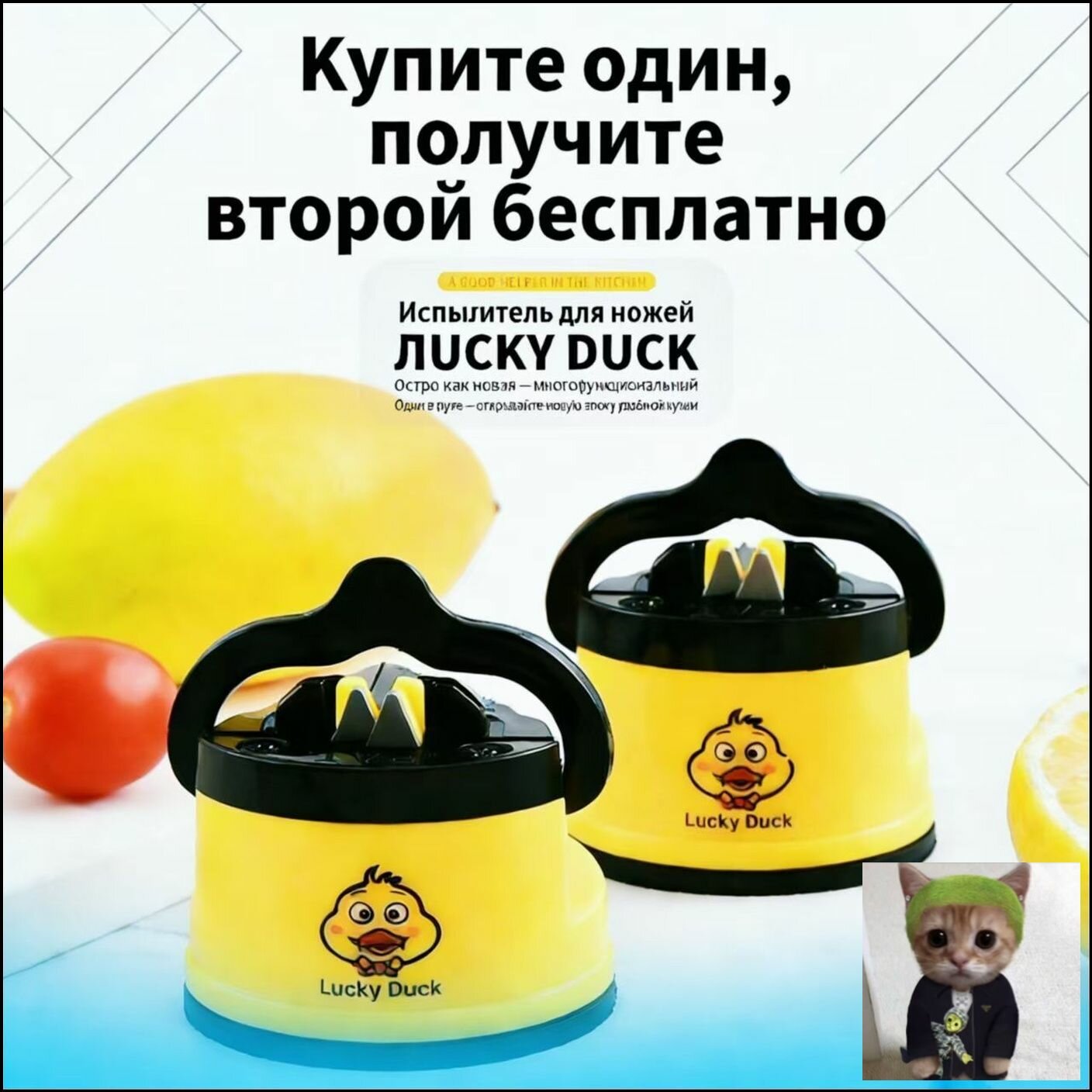 Точилка для ножей, ножниц "Круглая тарелка", 3 см, 2 предм.