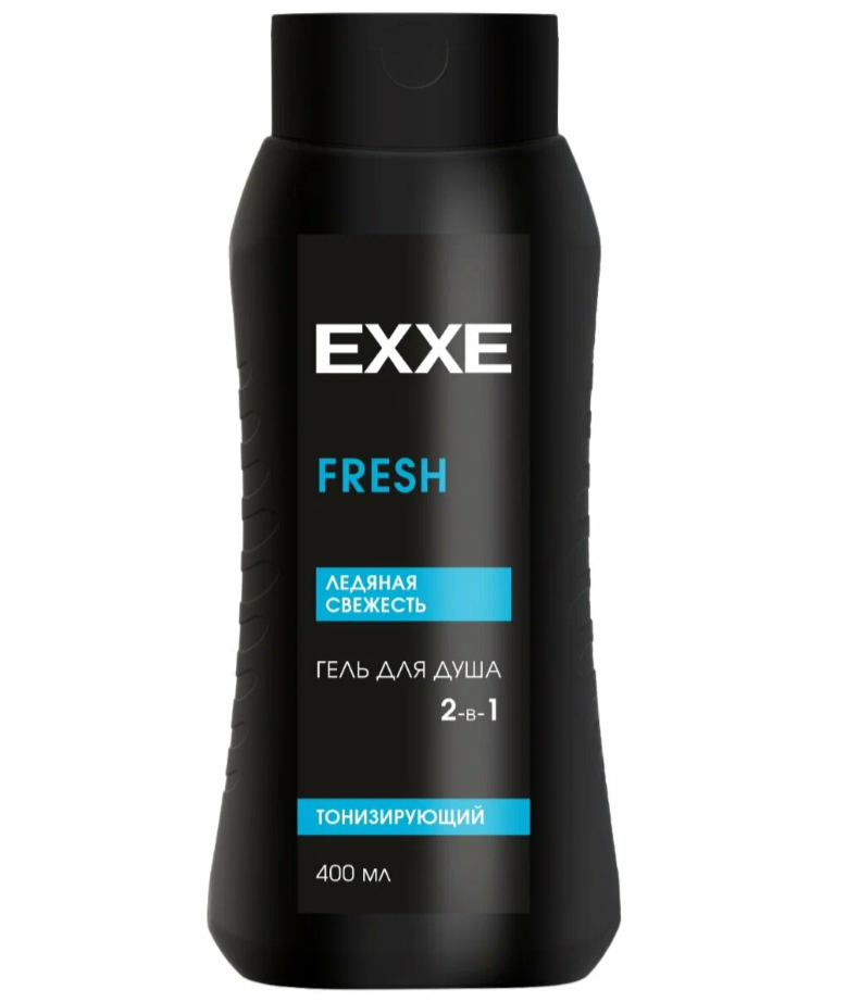 Гель для душа EXXE Men 2 в 1 "Fresh" Ледяная свежесть, 400 мл