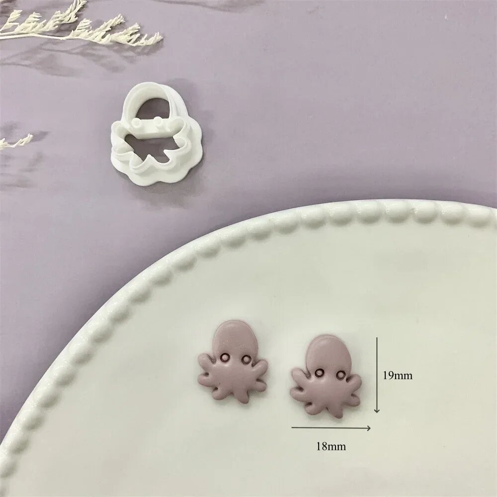 Резак для глины "Октопус", 18х19 мм, Цвет: octopus
