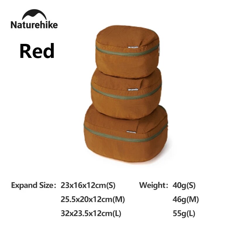 Naturehike Красный органайзер для путешествий (S/M/L)