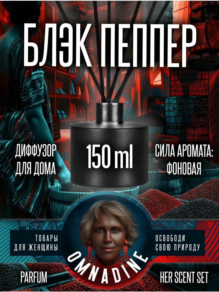 Парфюмированный диффузор Блэк Пеппер для дома