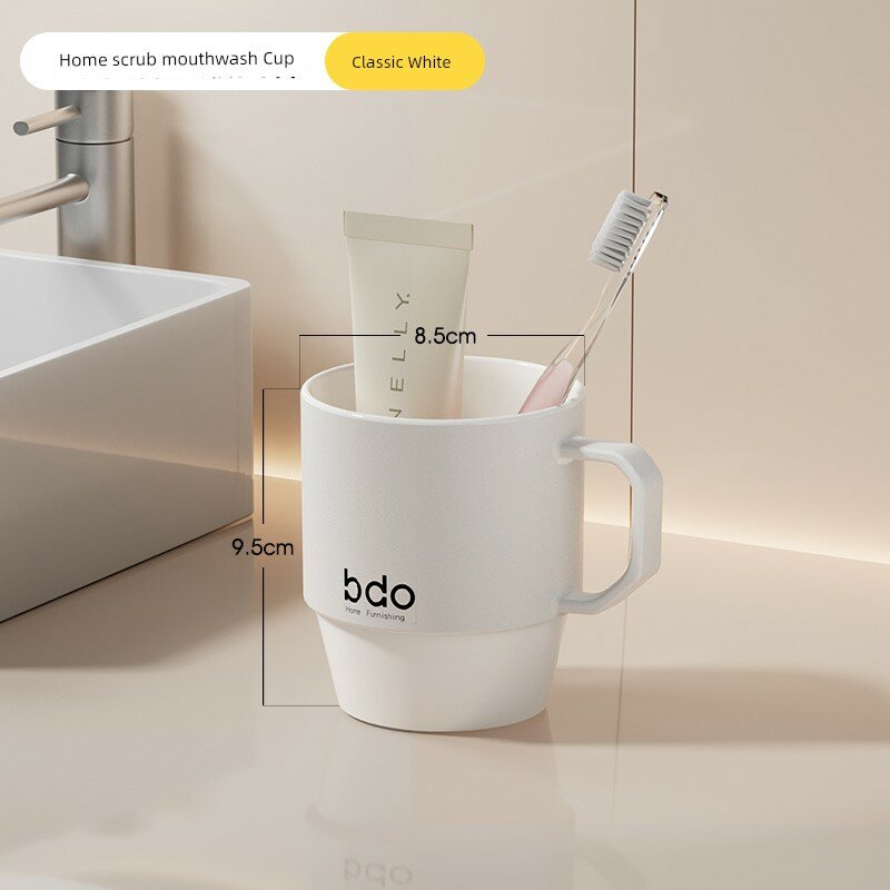 Bdo Классический белый набор зубных чашек для пары для современного домашнего интерьера