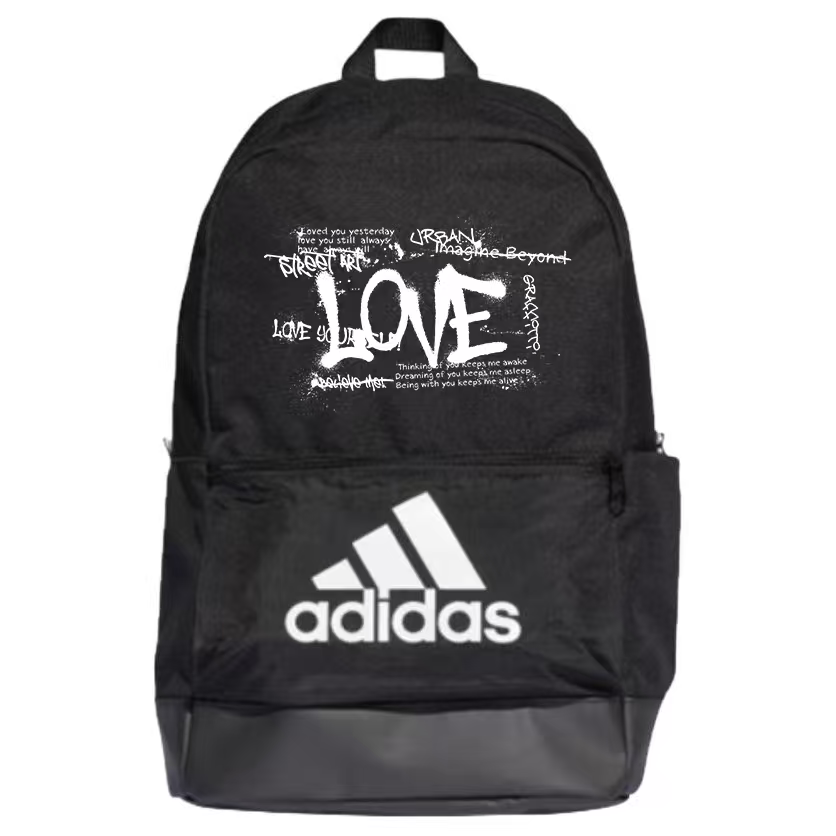 Рюкзак унисекс Adidas Polyester Regular, черный