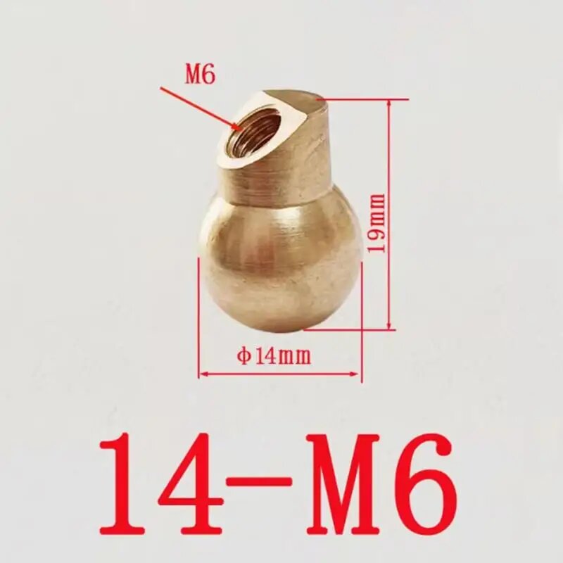 Латунное сопло-шарик 14MM для наклонного распыления