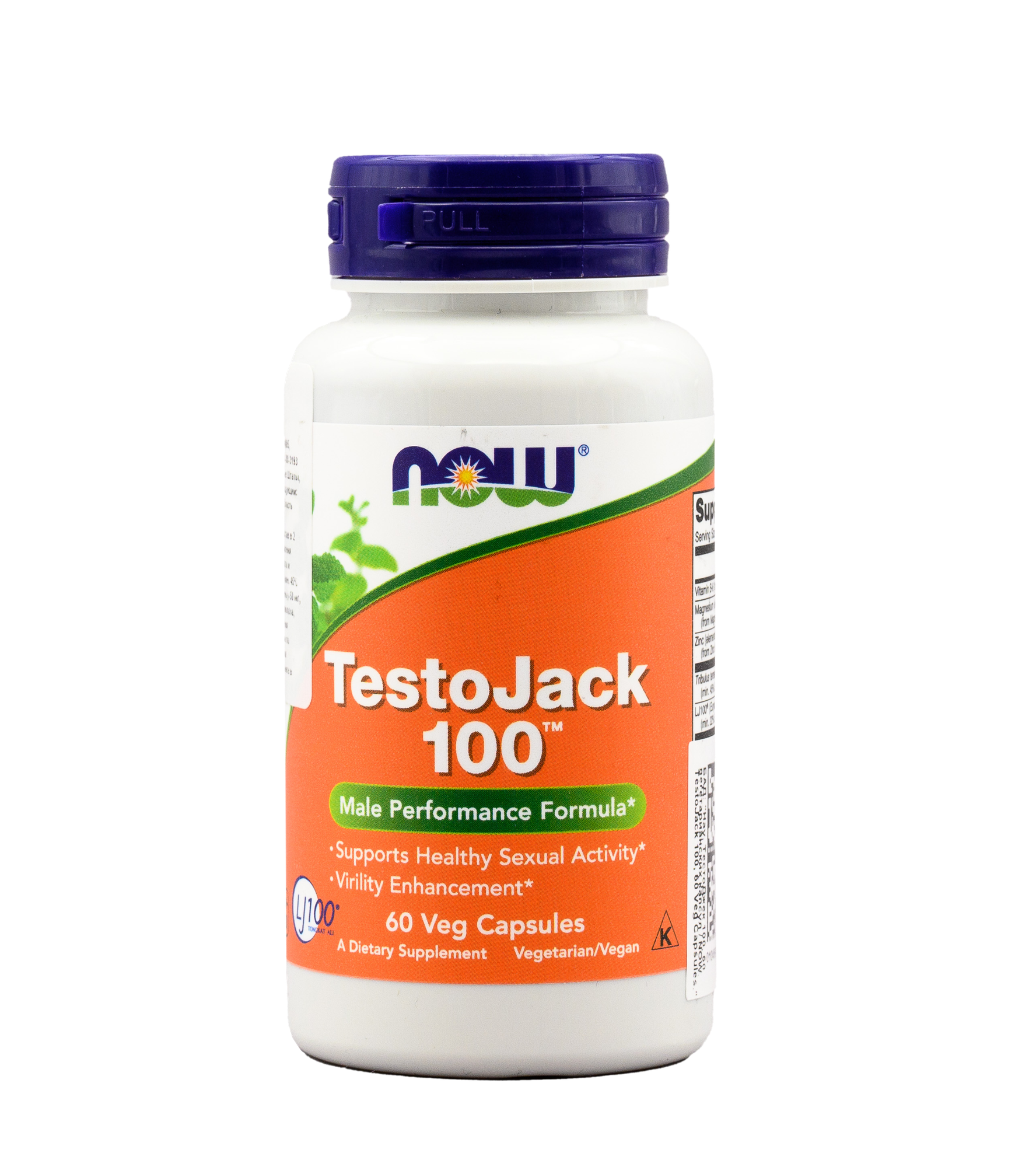 Now TESTOJACK 100 60 капсул. Повышение тестостерона и рост мышечной массы. Произведено в США