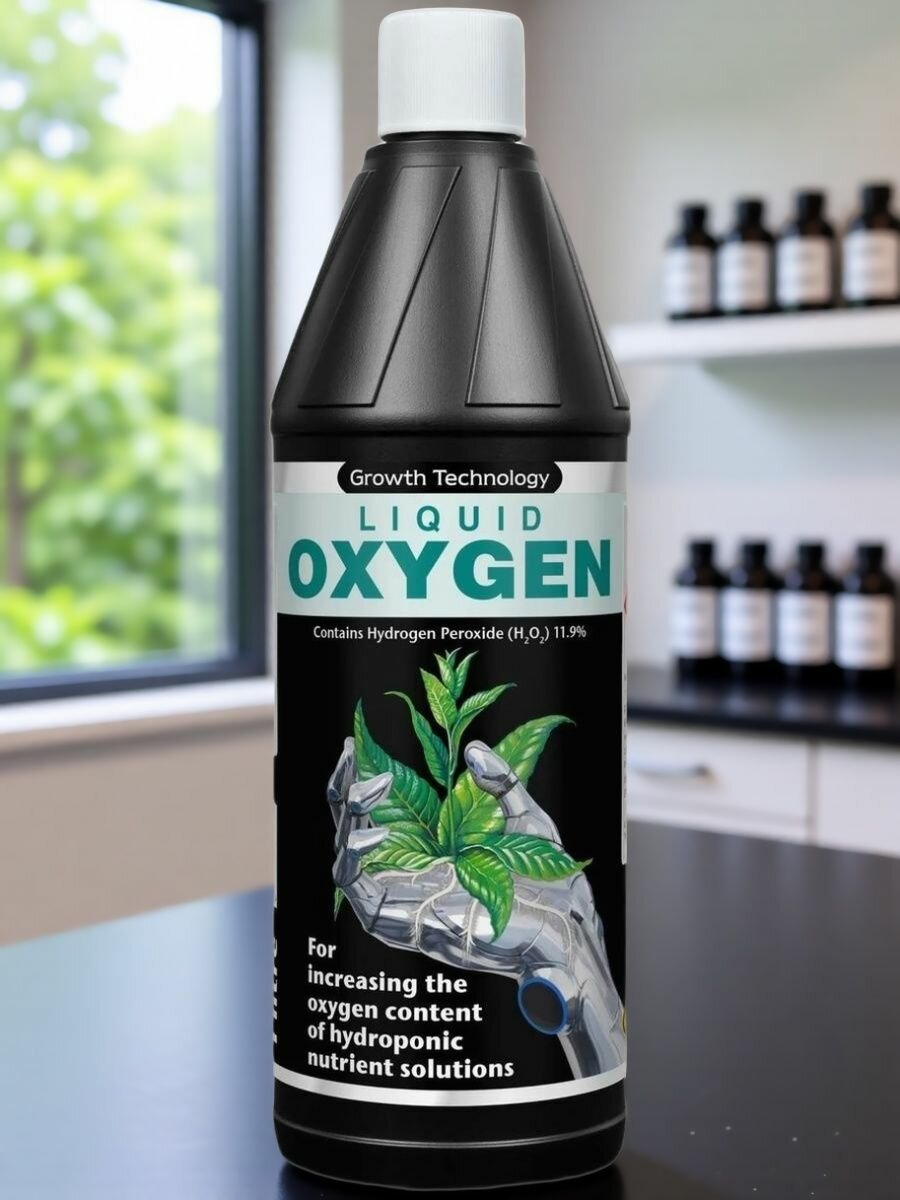 Growth Technology жидкий кислород Liquid Oxygen 11.9% для гидропоники 1000 мл