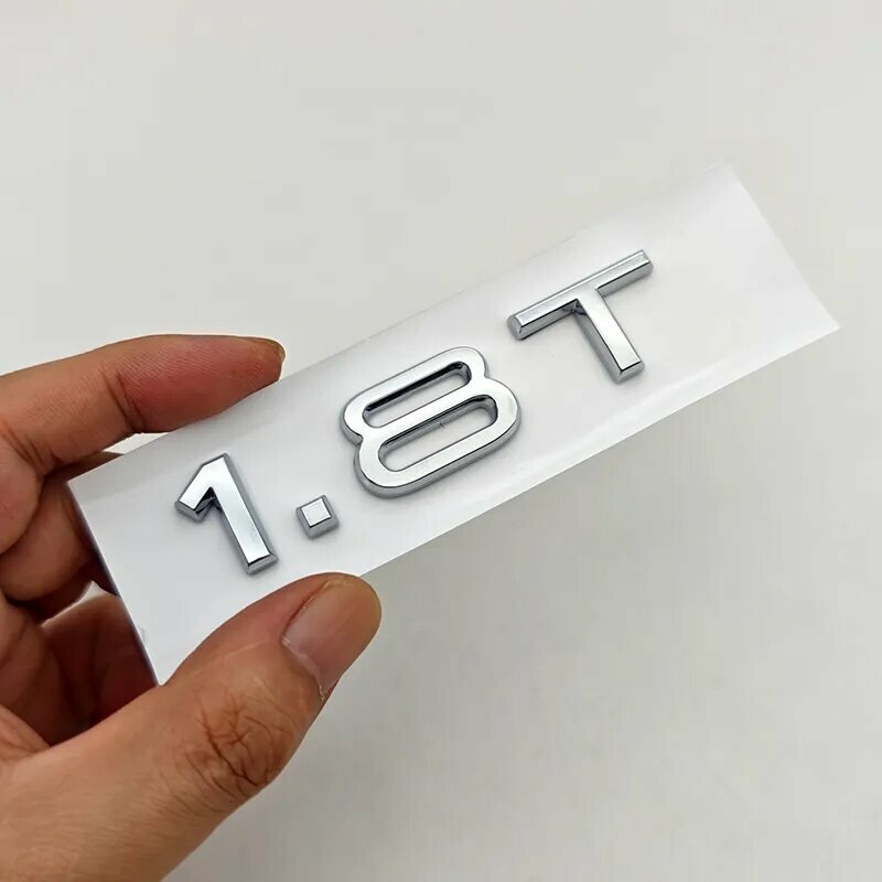 3D ABS Двигатель 1.8T Логотип 1.8T Печать багажника автомобиля 1.8T Audi A3 8L A4 B5 B6 B7 TT S3