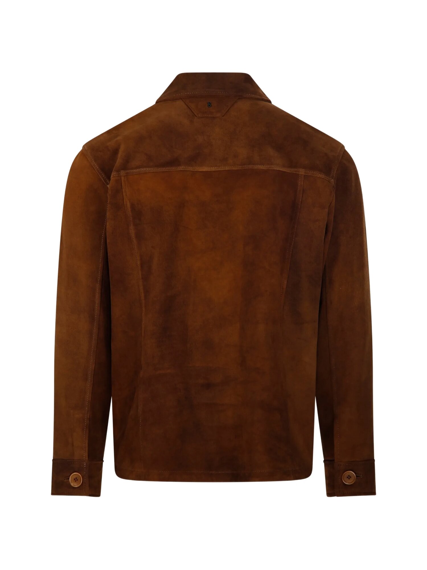 Куртка Salvatore Santoro Suede patch-pocket jacket, размер 52, brown — фото 1