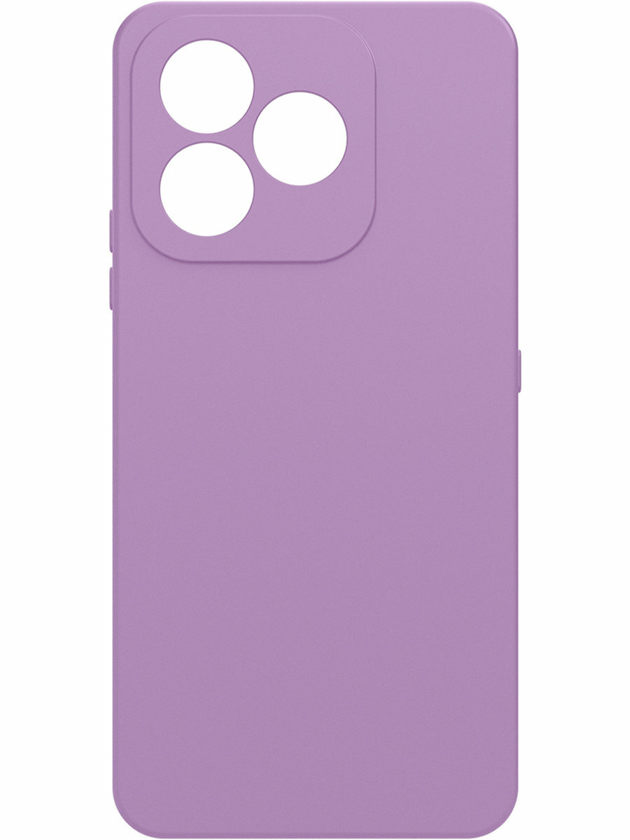 Клип-кейс Borasco Microfiber, для Honor X8d, силикон, фиолетовый