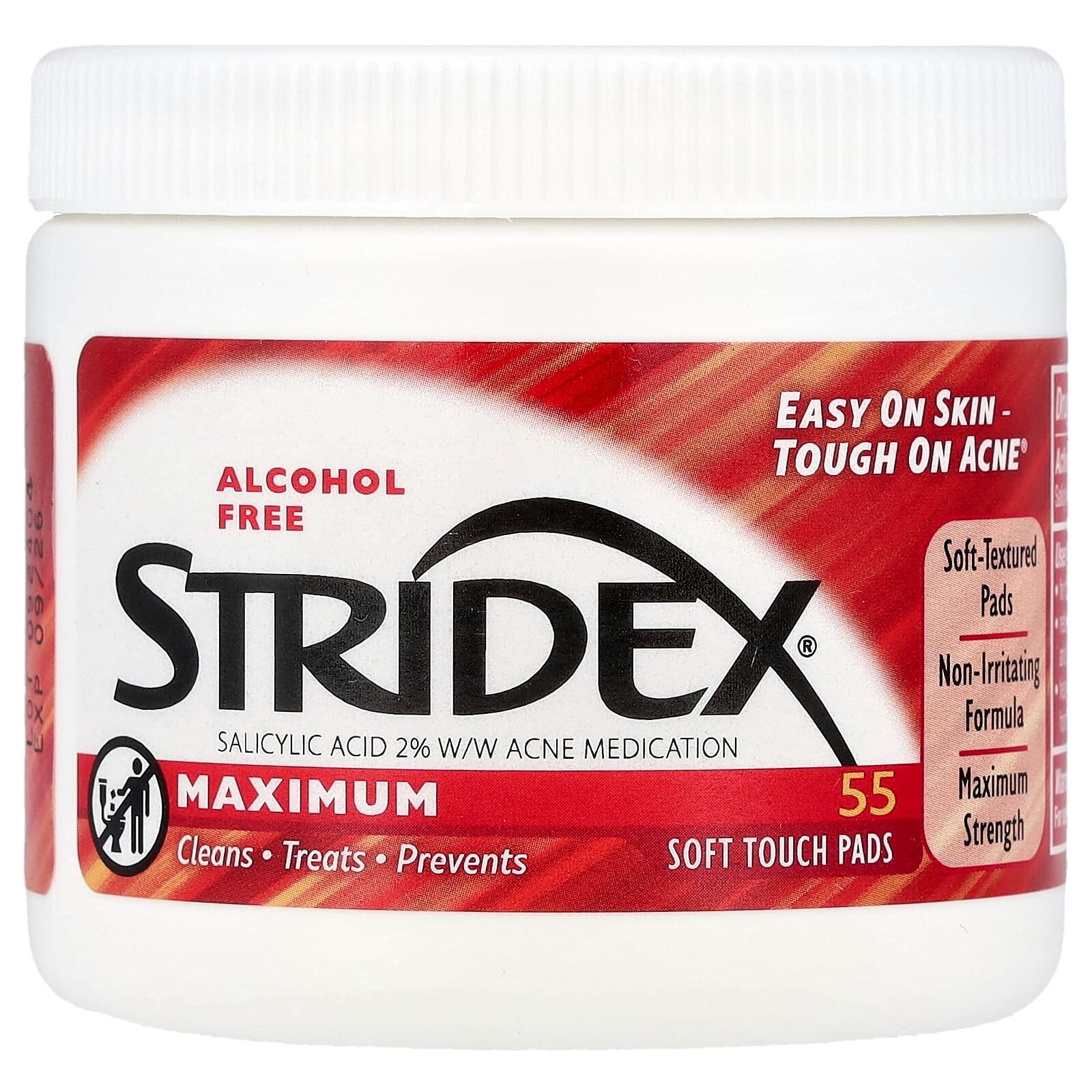 Stridex Диски Single-Step Acne Control Maximum Salicylic acid 2%