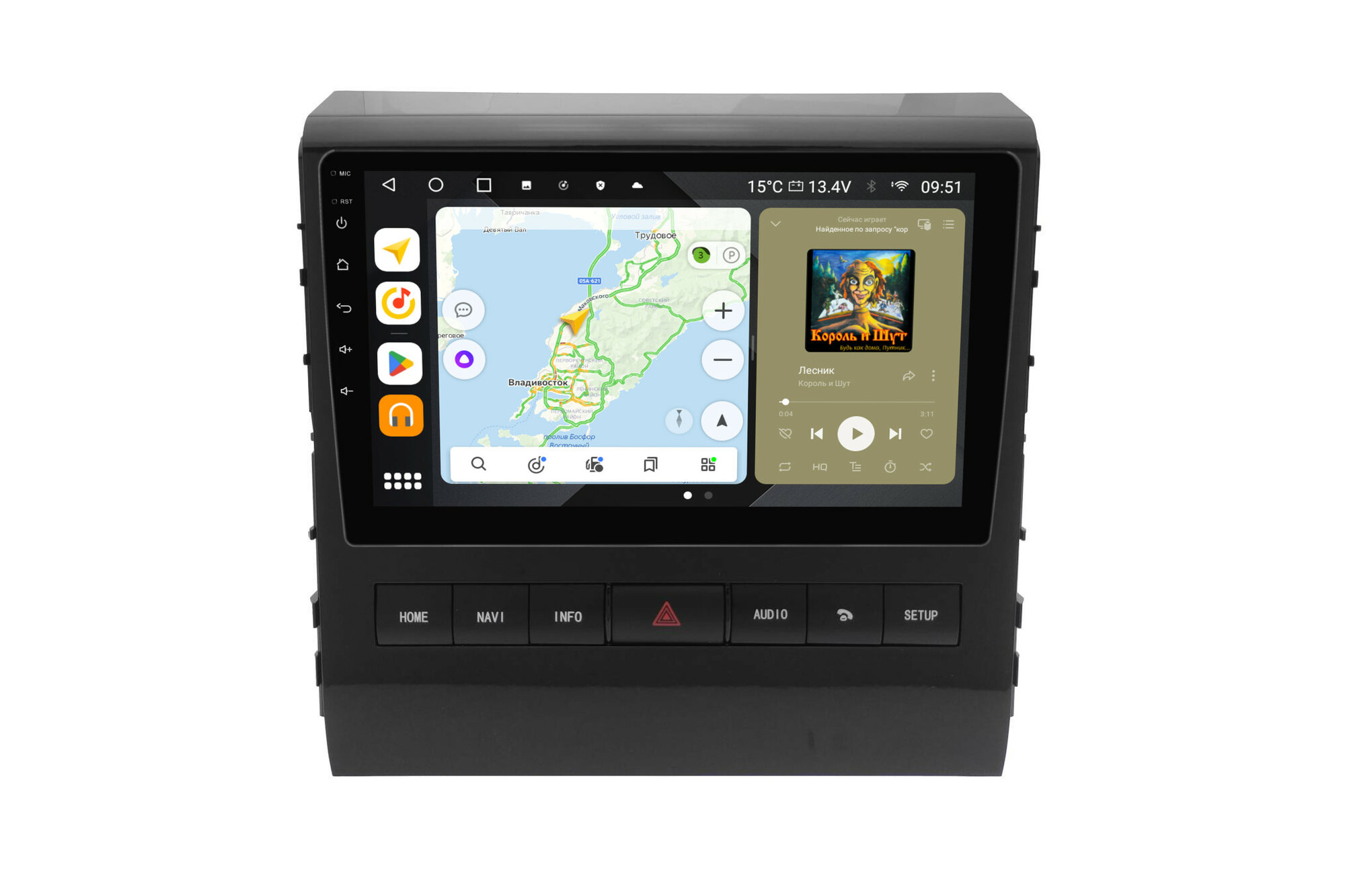 Штатная магнитола Toyota Land Cruiser 2015 - 2021 Wide Media MT90151QU-4/64 (для авто с 360) BSJ L