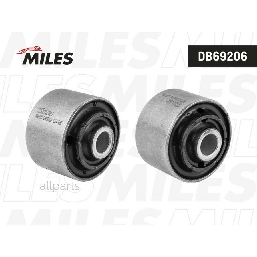 MILES DB69206 Сайлентблок рычага AUDI A4 00-08/SEAT EXEO 09- зад. подв. нижн.(к-т 2 шт.)