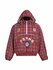 Куртка FOUND Plaid embroidered-patch track jacket, размер S, red