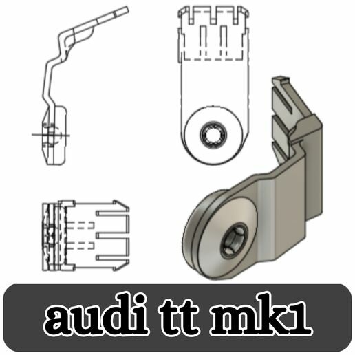 Audi TT MK1 Ремкомплект панели багажника 8N