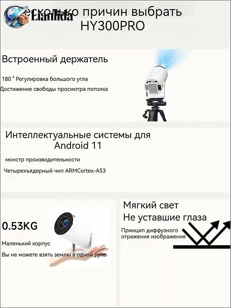 Гобо-проектор, белый — фото 1