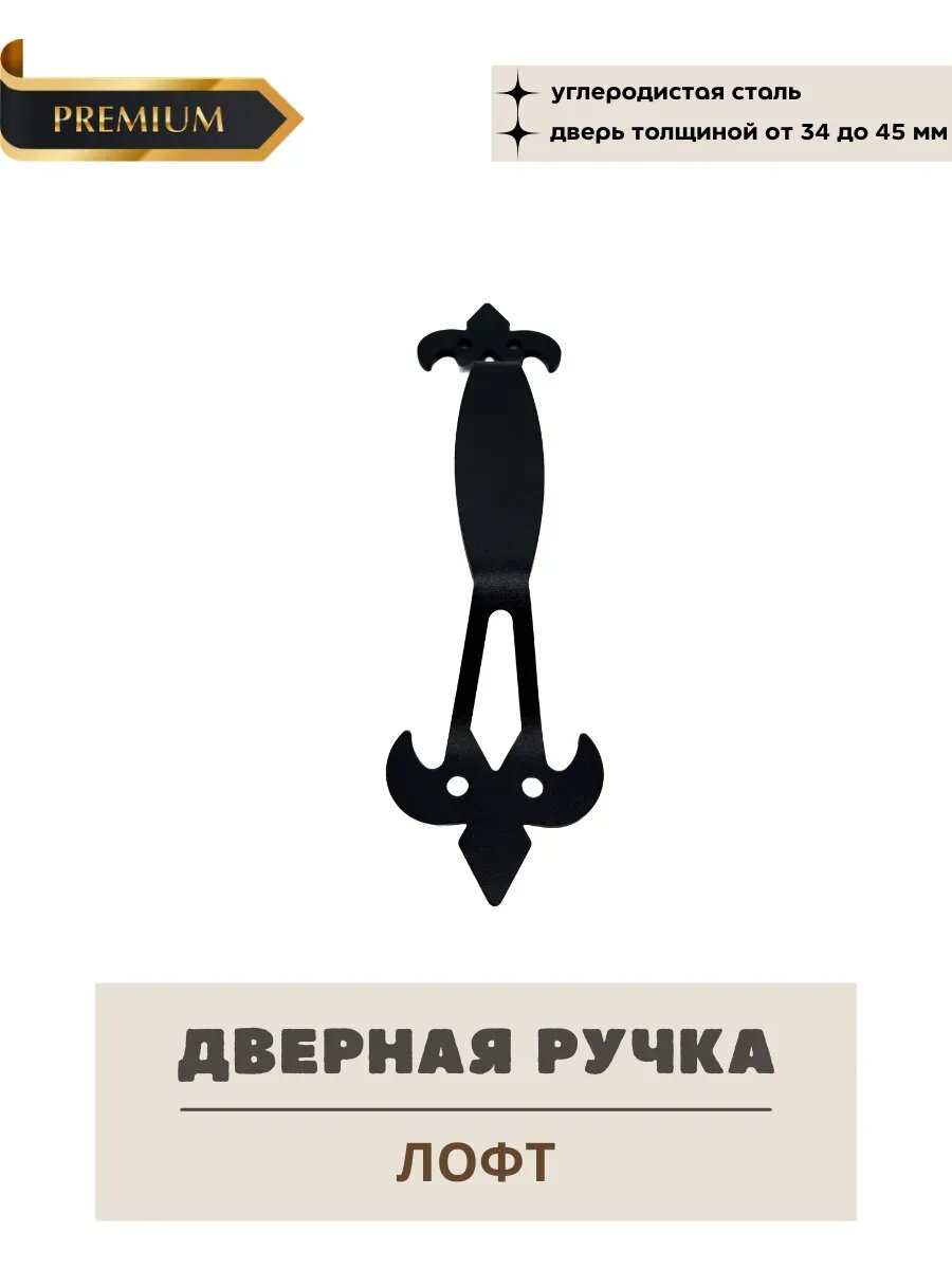 Дверная ручка Лофт — фото 1