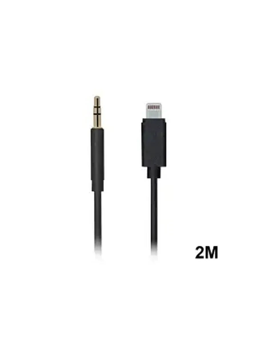 Длина 2 м кабеля AUX для iPhone, черный
