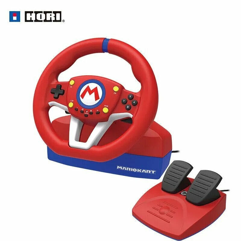 Руль для Mario Kart 8 Официально лицензировано Nintendo Switch Проводной премиальный вариант (коллаборация HORI)