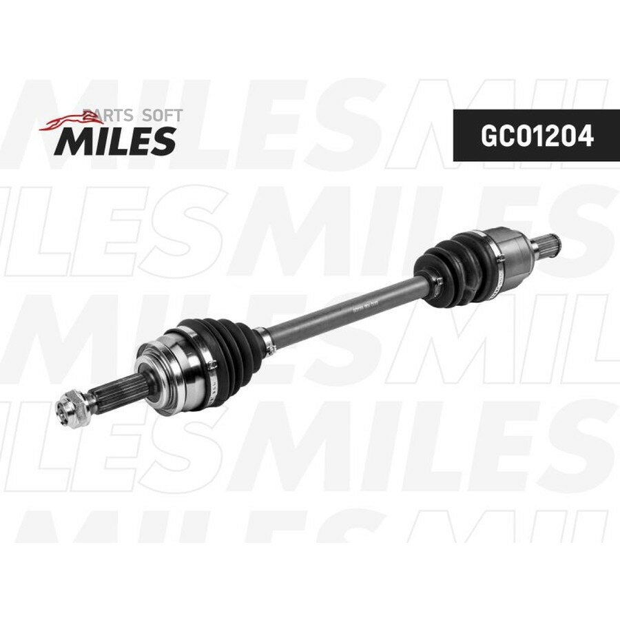 MILES GC01204 Привод в сборе HYUNDAI SOLARIS II/KIA RIO (17-) 1.4i AT лев. ()
