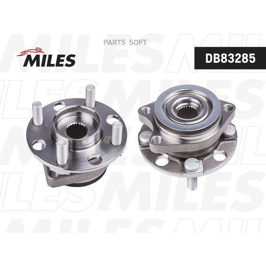 MILES DB83285 Ступица с подшипником NISSAN TIIDA JPN MAKE C11 2005.08-2012.06 пер. ABS ()