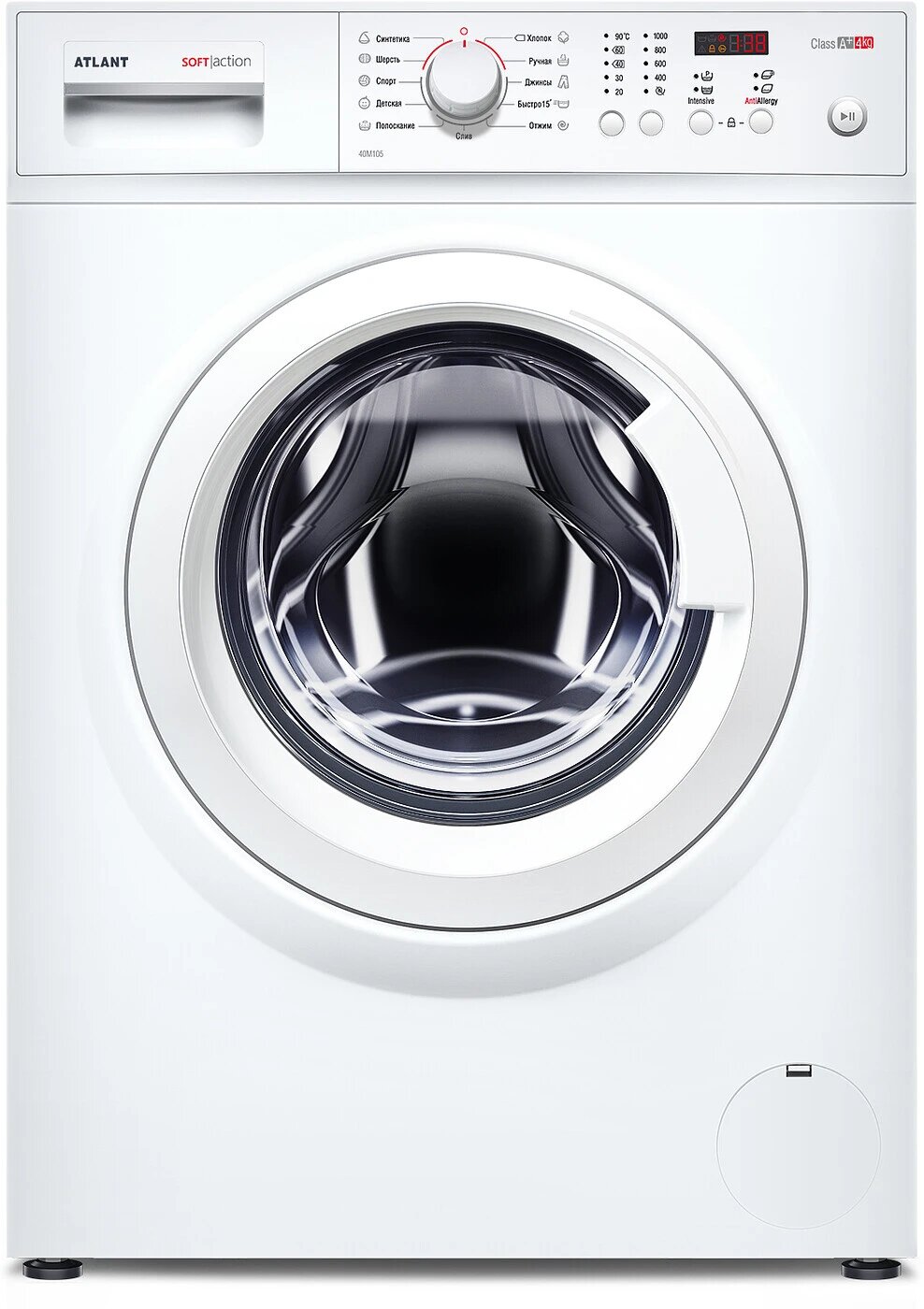 Стиральная машина ATLANT СМА 40М105-00, (733235212700), белый