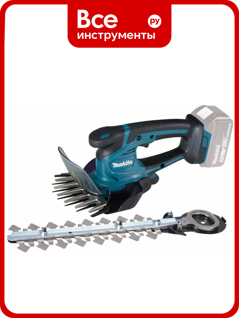 Аккумуляторные ножницы для травы и кустарников Makita LXT DUM604ZX