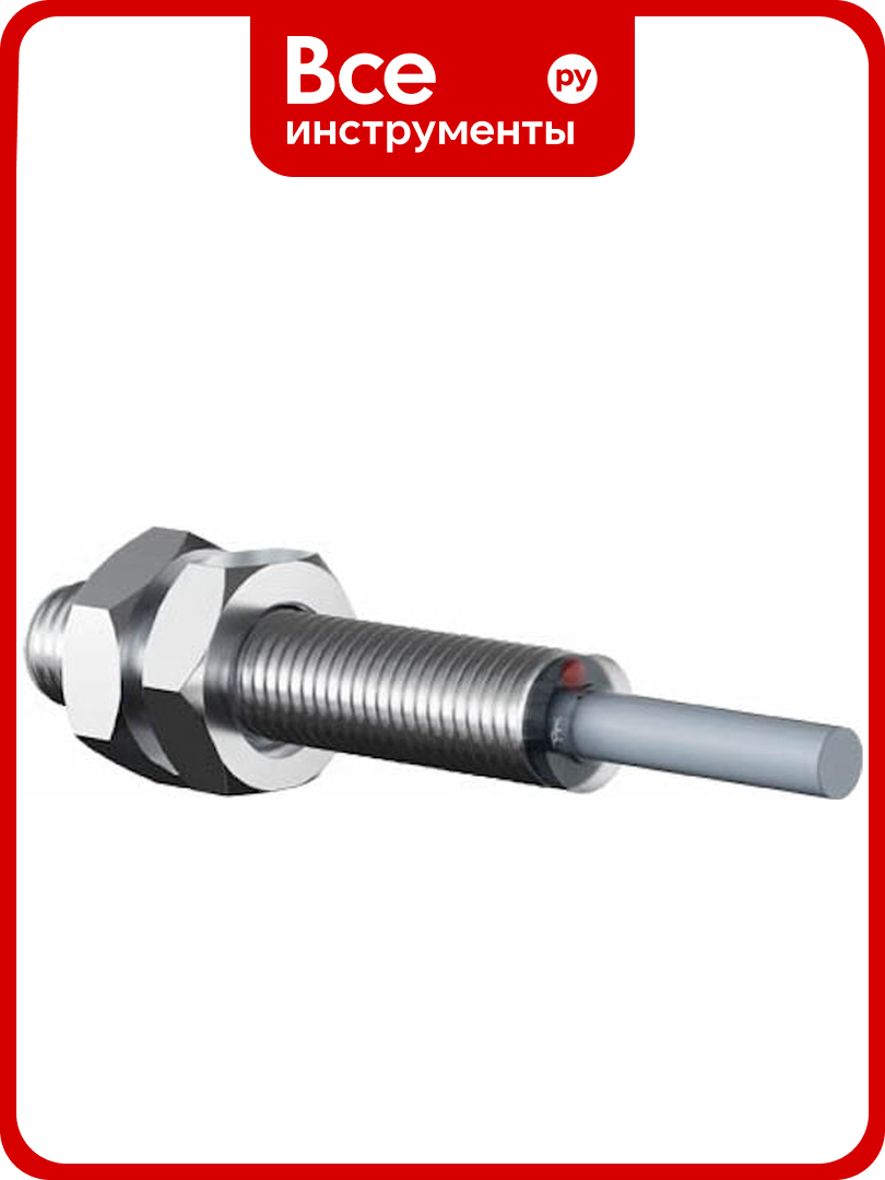 Индуктивный датчик Prompower kj208-d02pa-d345-ly, нерж. сталь, заподлицо, м8, 2 мм, pnp-но, кабель 2 метра KJ208D02PAD345LY